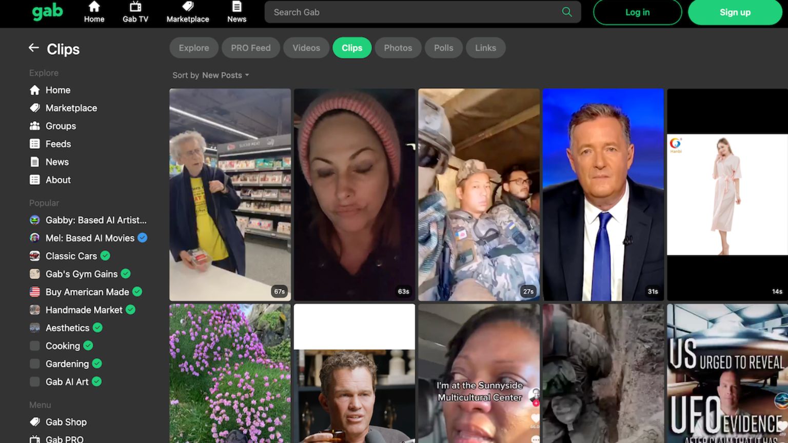 Gab Introduces Gab Clips, a TikTok-Style Vertical Video Format